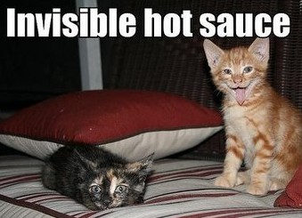 Invisible Hot Sauce