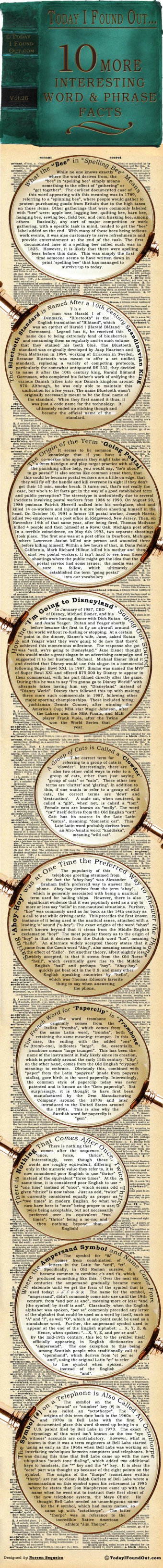 10 More Interesting Words & Phrases Facts