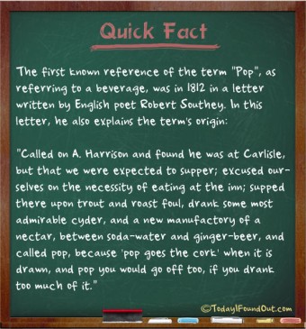 Why Soda is Also Called "Pop"