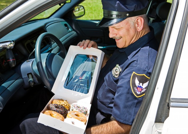 What Started the "Cops Eating Doughnuts" Stereotype